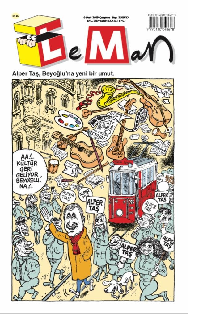 LeMan dergisinden Alper Taş kapağı